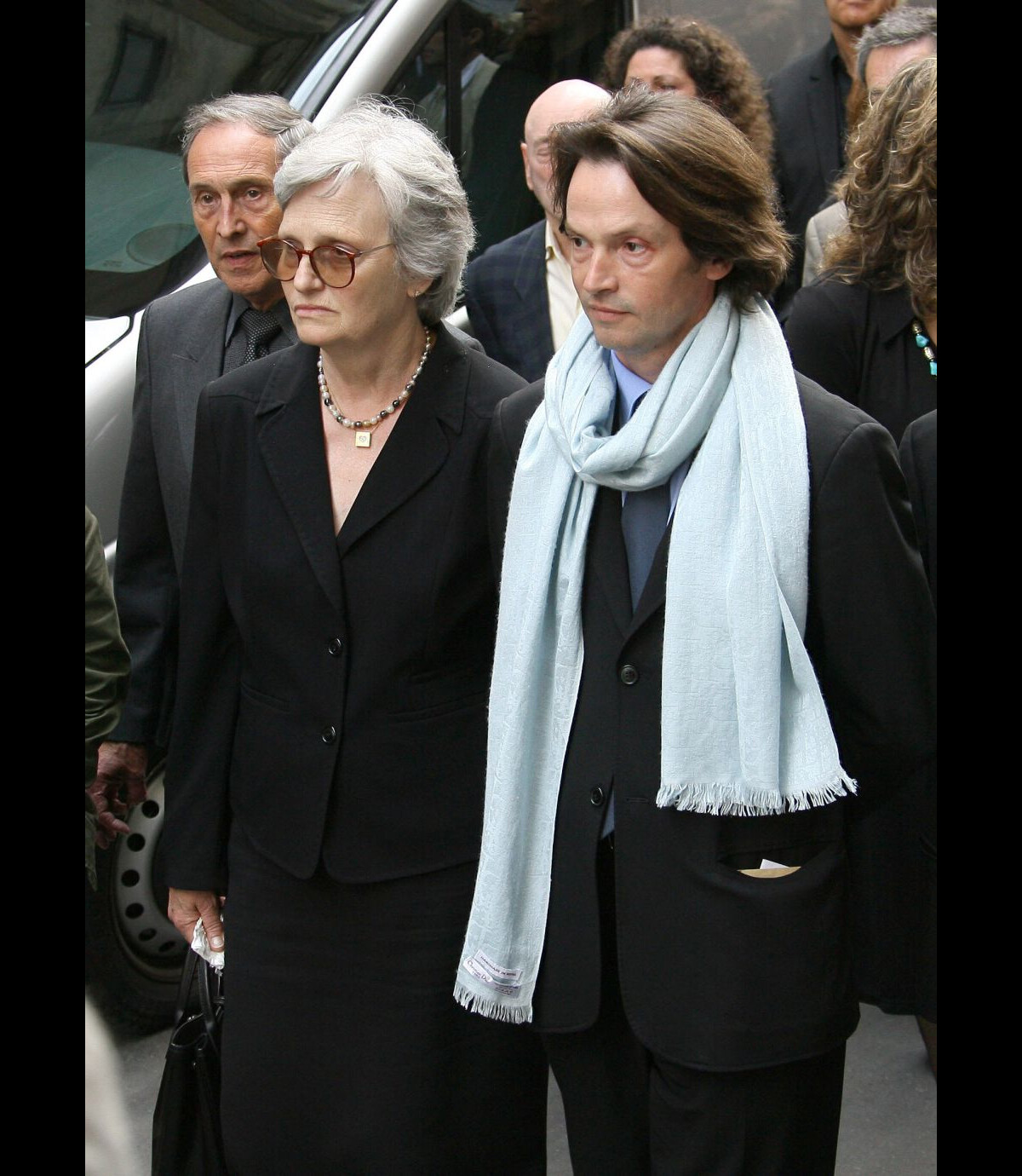Photo : Bruno Finck lors des obsèques de Jean-Claude Brialy à Paris le ...