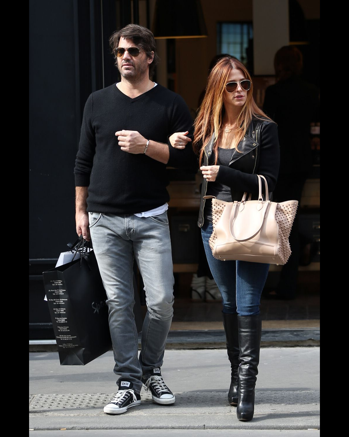 Photo : Poppy Montgomery et son boyfriend Shawn Sanford dans les rues ...