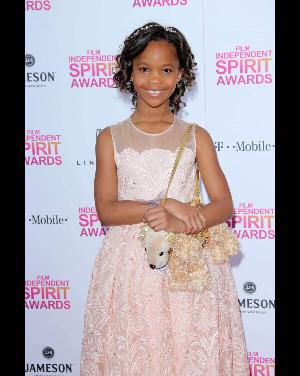 Photo : Quvenzhané Wallis aux Independent Spirit Awards le 23 février ...
