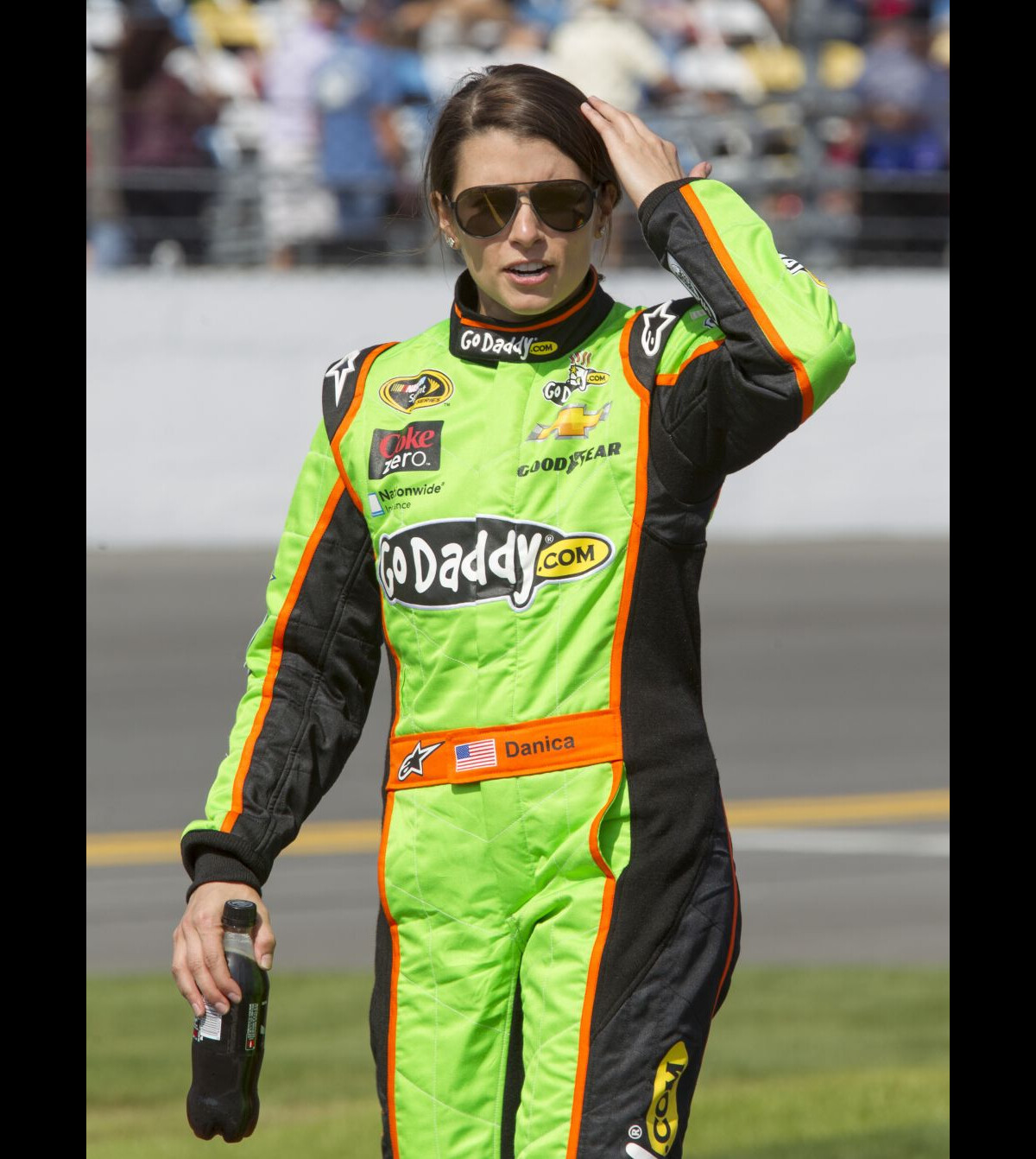 Photo : Danica Patrick sur le Daytona International Speedway de Daytona ...