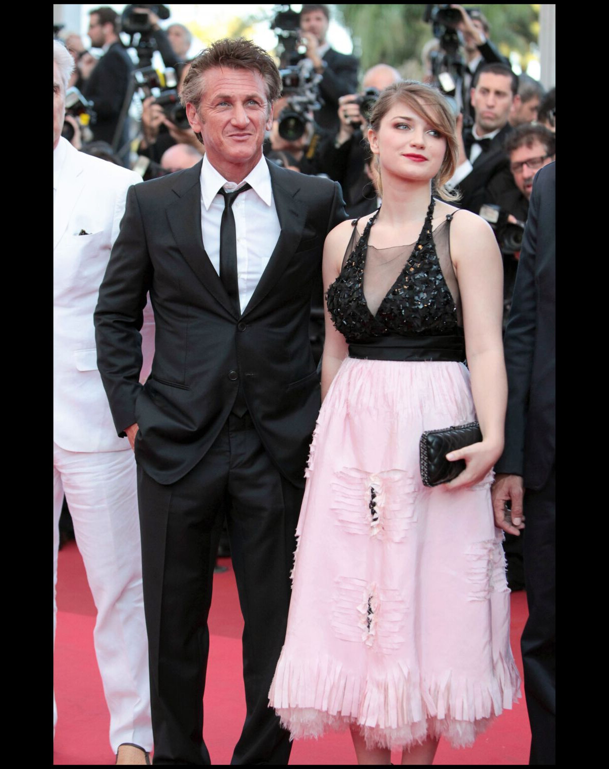 Photo : Sean Penn et Eve Hewson au Festival de Cannes le 20 mai 2011 ...