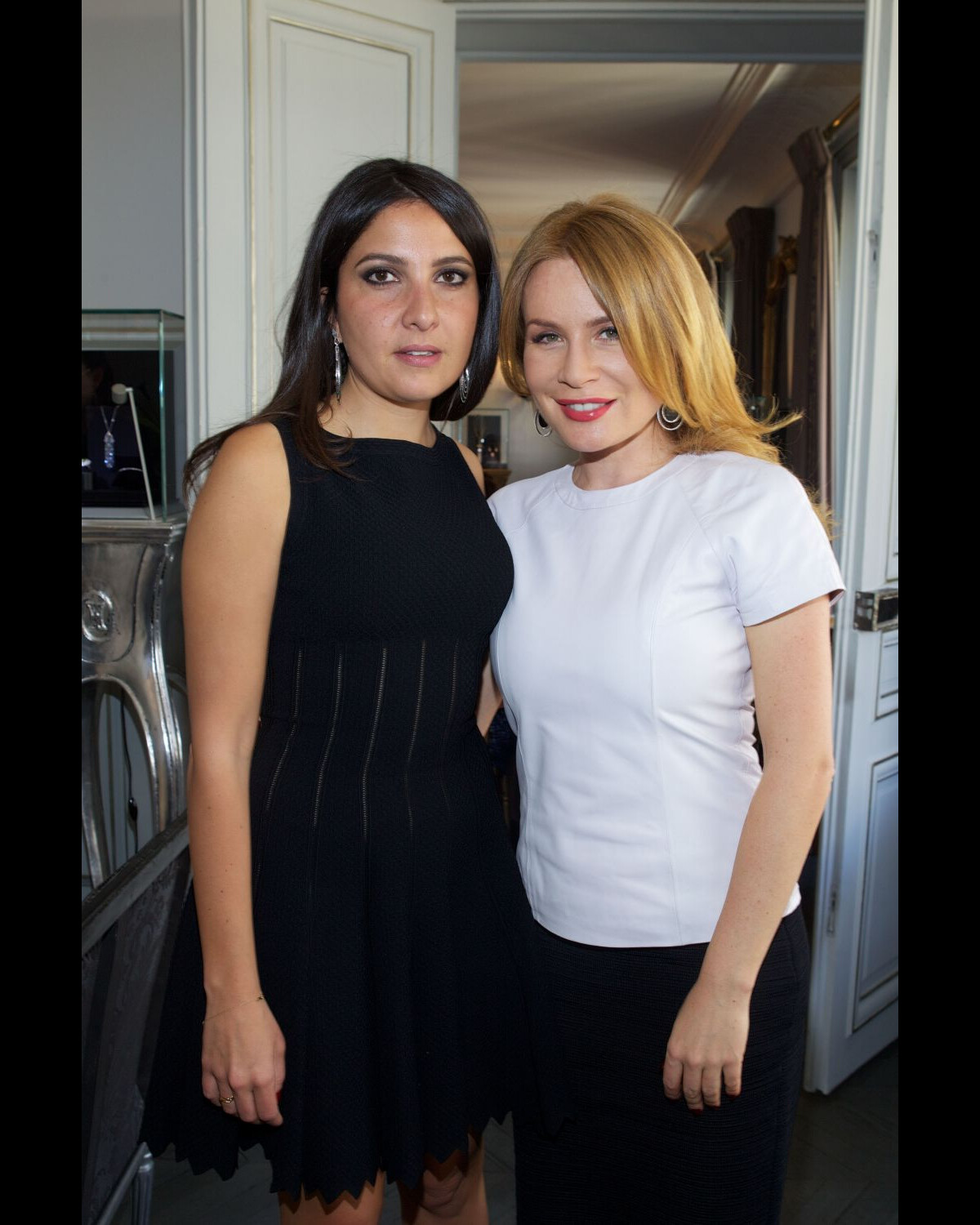 Photo : Sarah Besnainou et Olga Panchenko - déjeuner pour présenter le ...