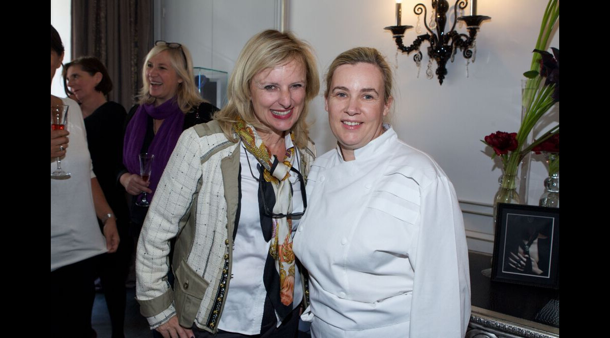 Photo : Catherine Delmas et Hélène Darroze - déjeuner pour présenter le ...