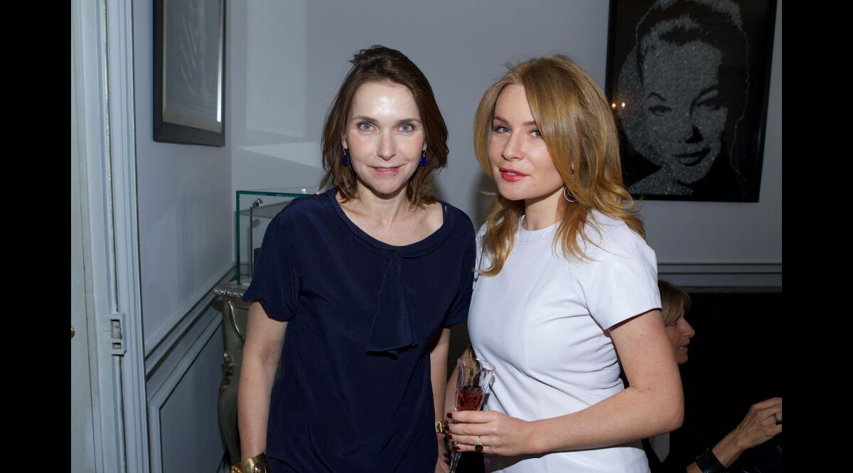 Photo : Frédérique Dedet (Point de vue) et Olga Panchenko - déjeuner ...