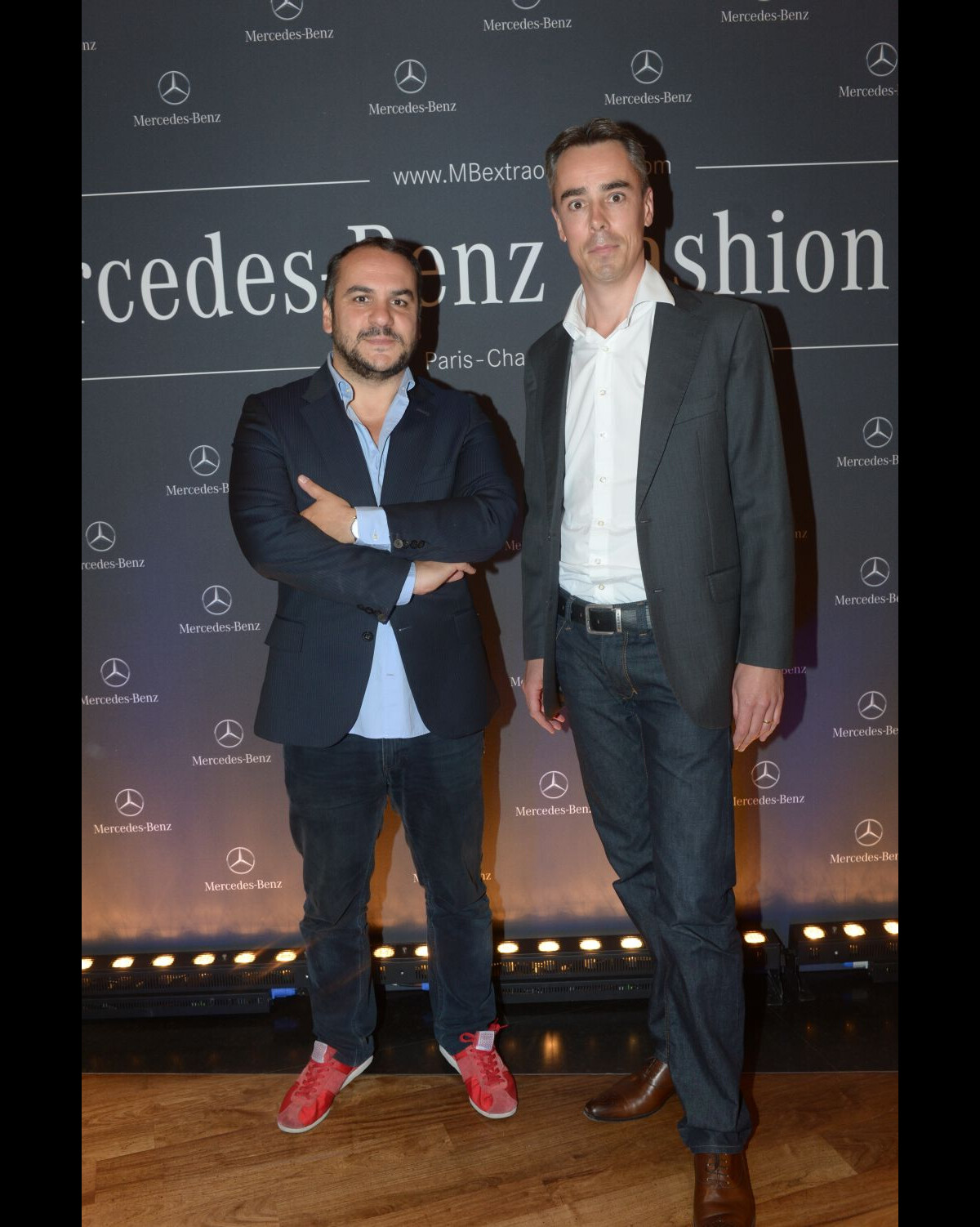 Photo : François-Xavier Demaison et Stéphane Boutier (directeur ...