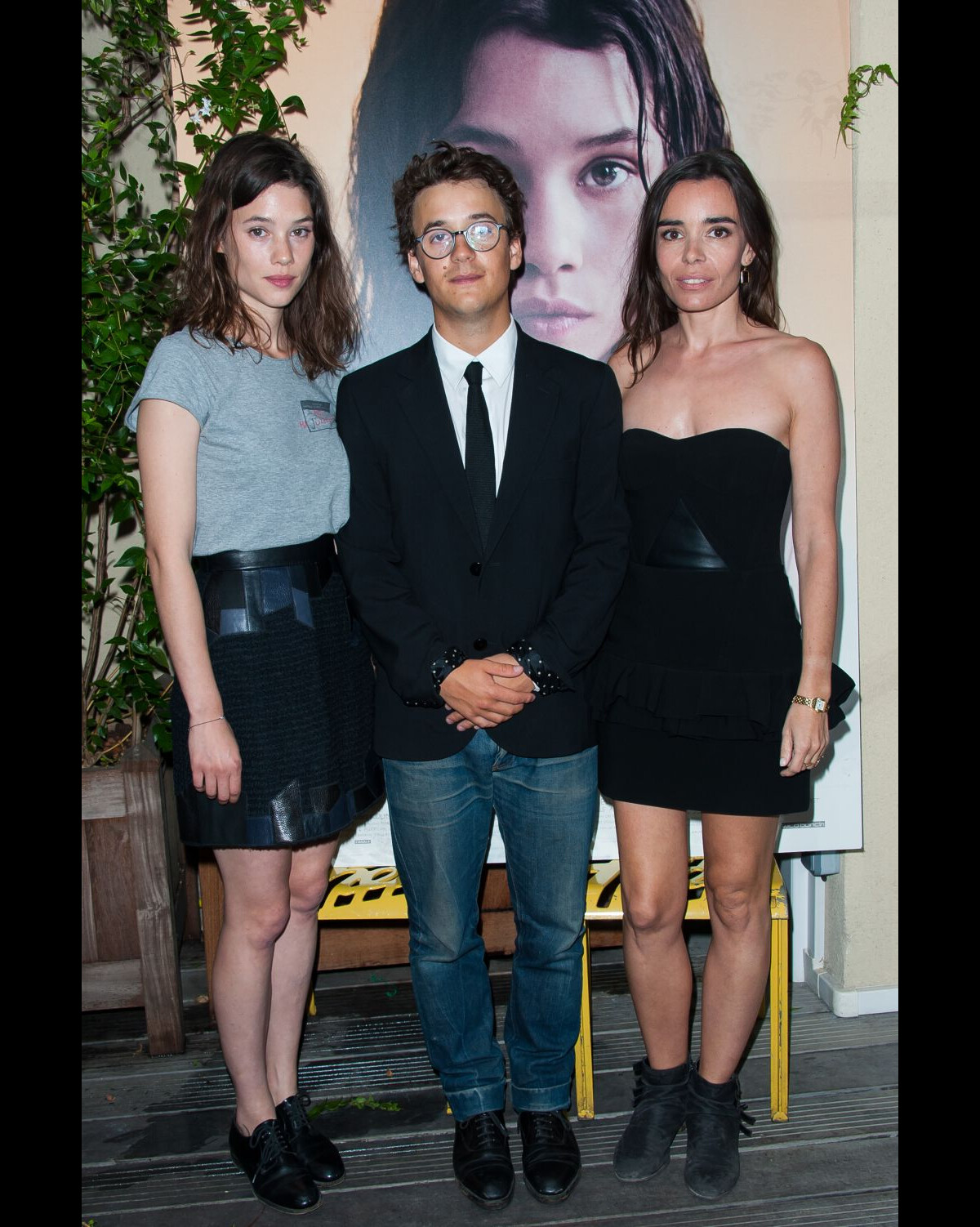 Photo : Pierre Godeau, Astrid Berges-Frisbey et Elodie Bouchez lors de ...