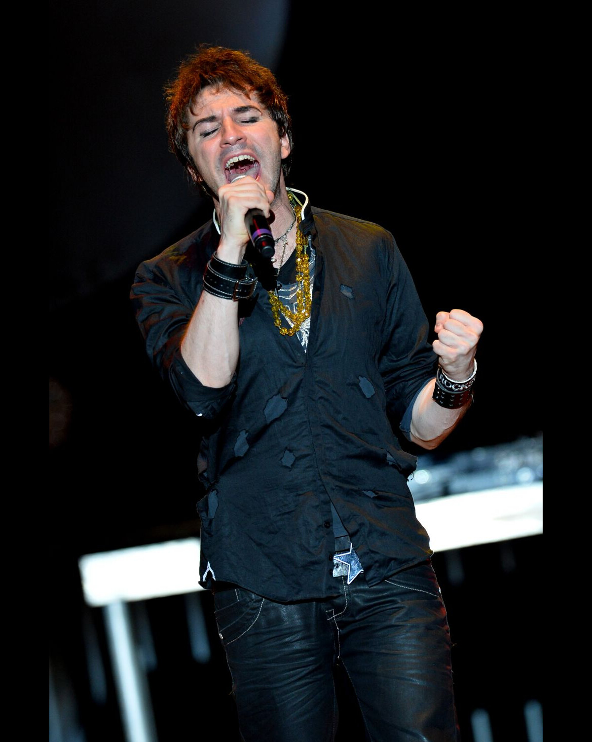 Photo : Mikelangelo Loconte au concert La nuit des hits, à Juan-les ...