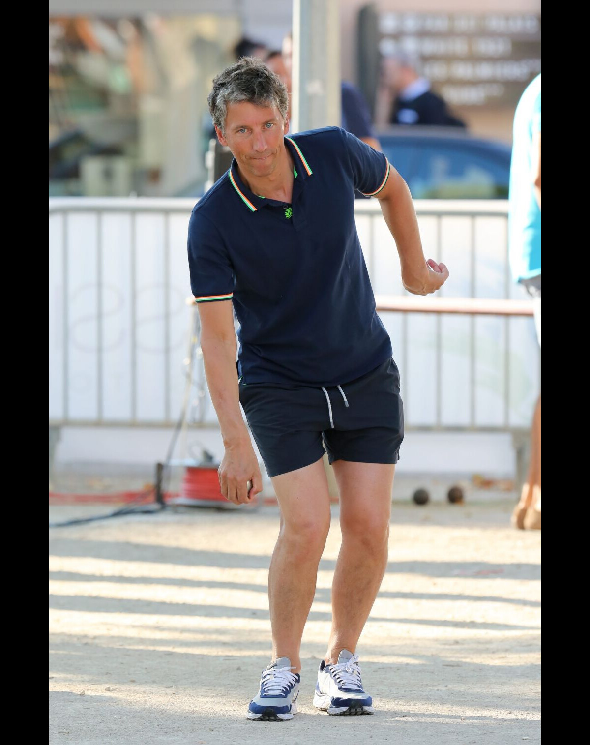 Photo : Stéphane Courbit lors du tournoi de pétanque organisé à l ...