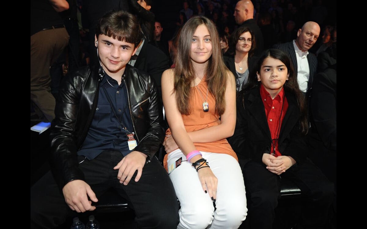Photo : Les enfants de Michael Jackson, Prince, Paris and Blanket avec ...