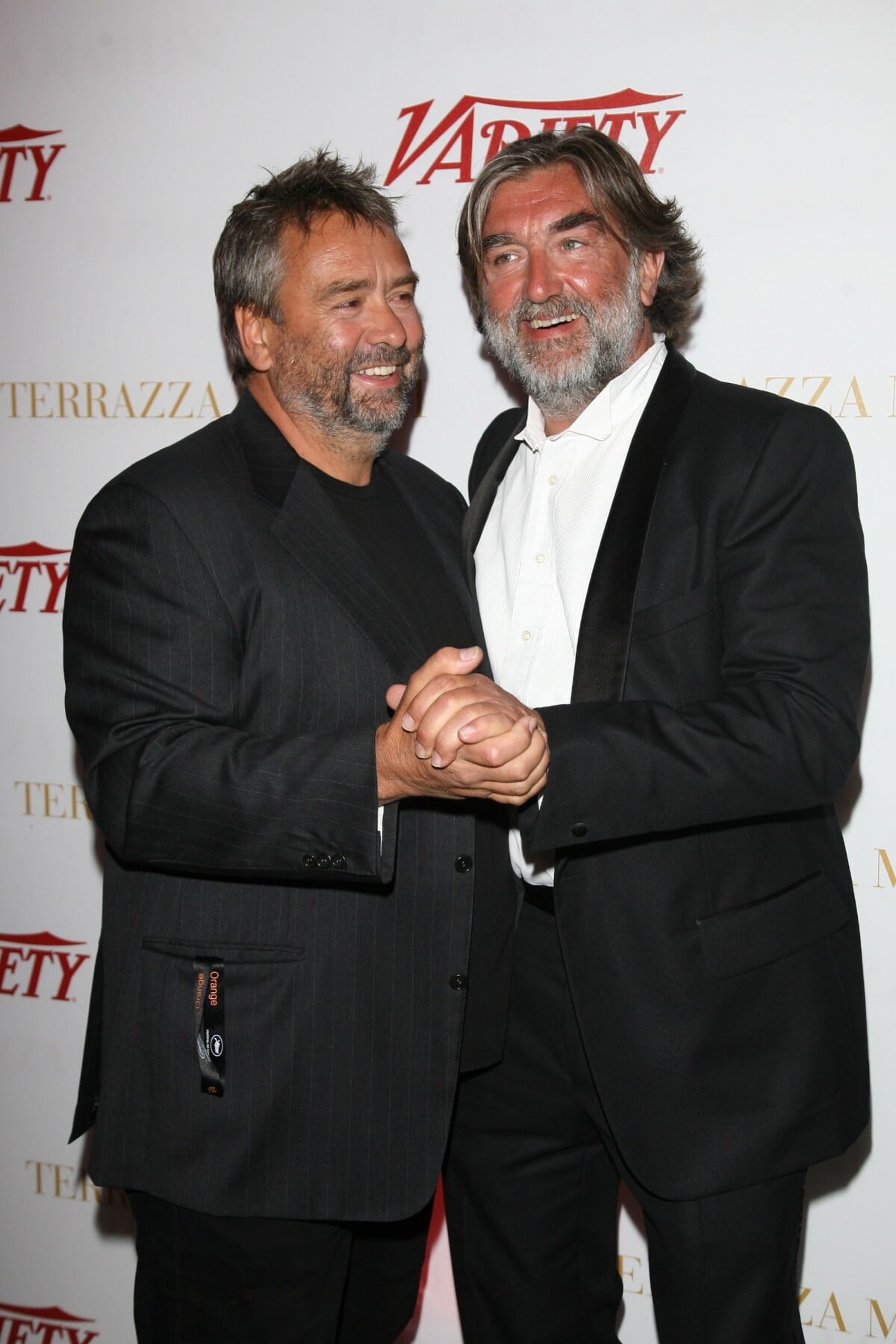 Photo : Luc Besson et Pierre-Ange Le Pogam lors de la soirée Variety à ...