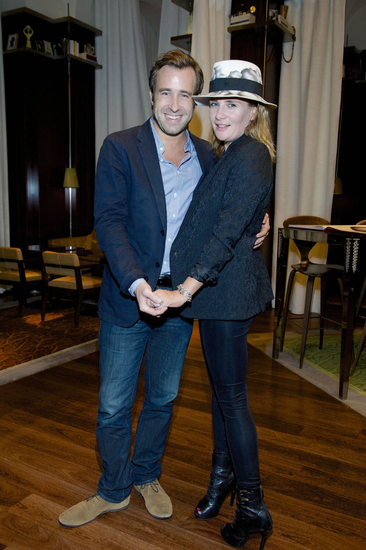 Photo : Exclusif - Benjamin Didier et Marie-Amélie Seigner lors de la ...