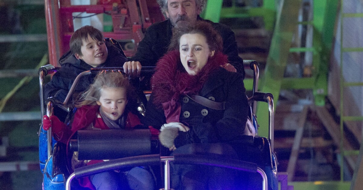 Tim Burton et Helena Bonham Carter : Heureux, ils s'éclatent avec leurs ...