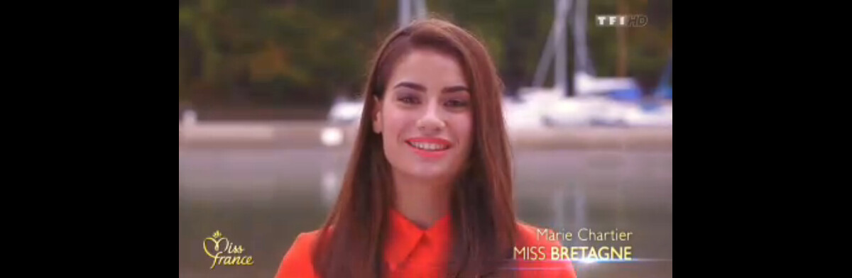Photo : Marie Chartier, Miss Bretagne : Portrait lors de l'élection ...