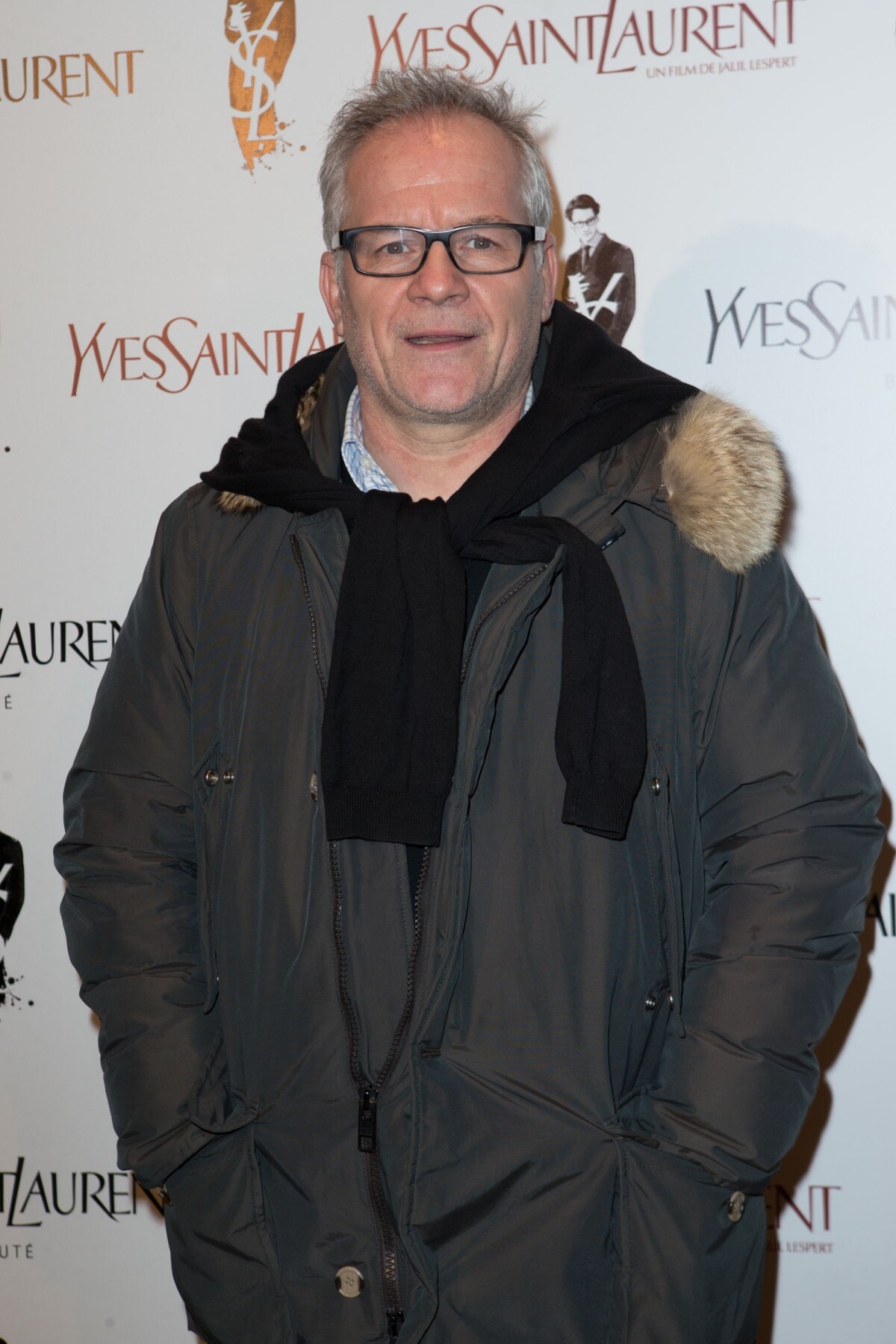 Photo : Thierry Frémaux à la première d'Yves Saint Laurent à Paris, le ...