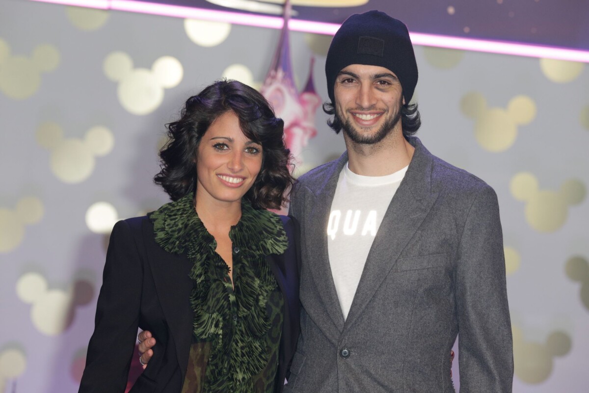 Photo : Javier Pastore et sa compagne Chiara Picone à Marne-La-Vallée ...