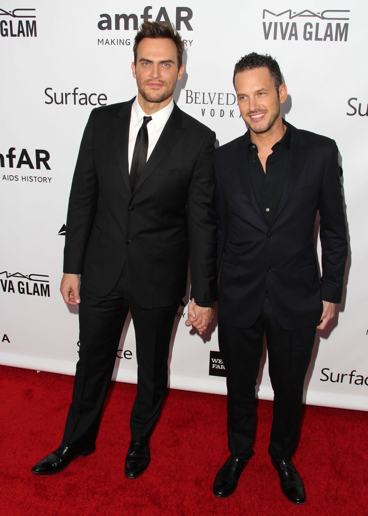 Photo : Cheyenne Jackson et son petit ami Jason Landau lors de la 4e ...