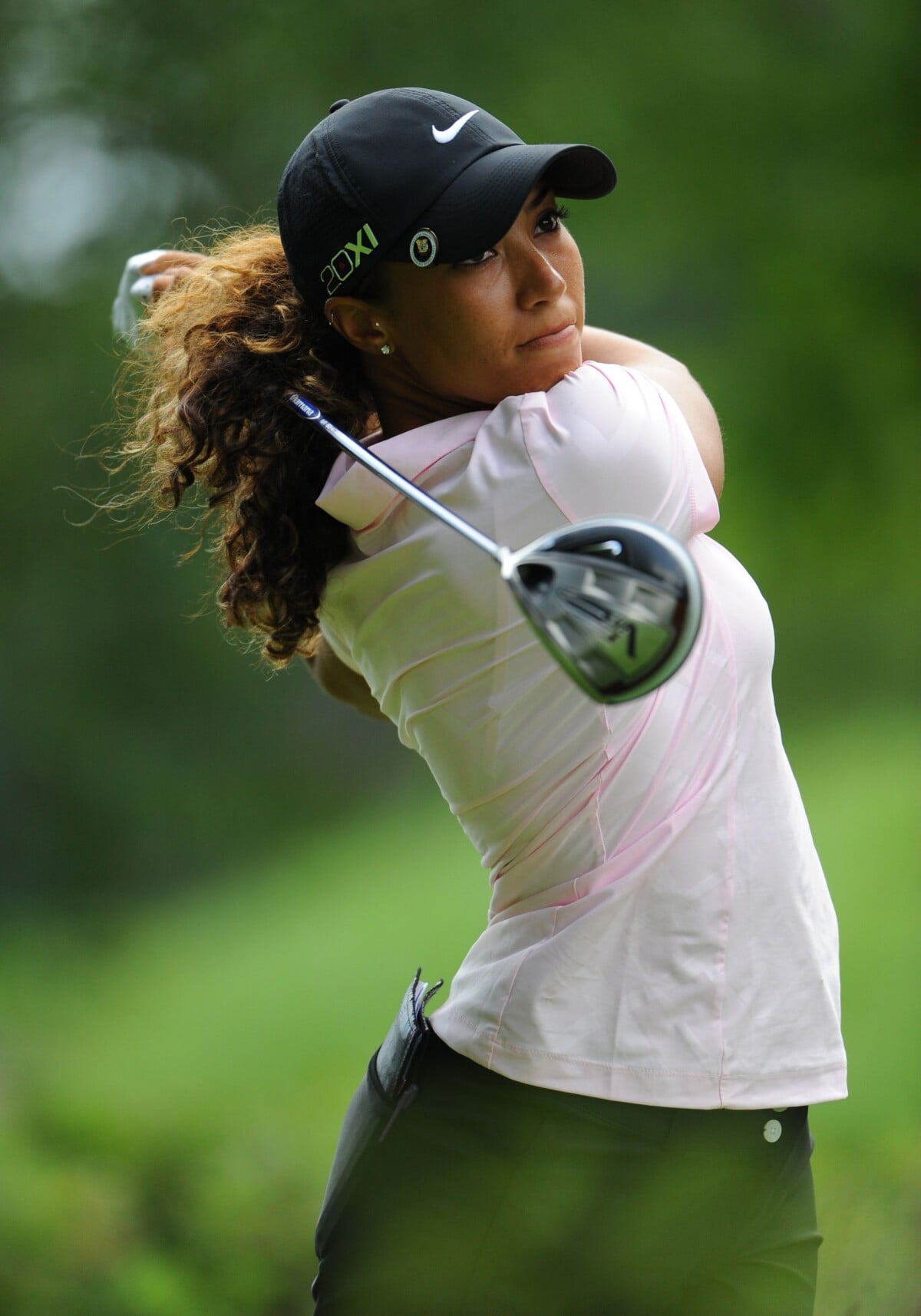 Photo : Cheyenne Woods lors de l'Evian Master 2012 à Evian, le 26 ...