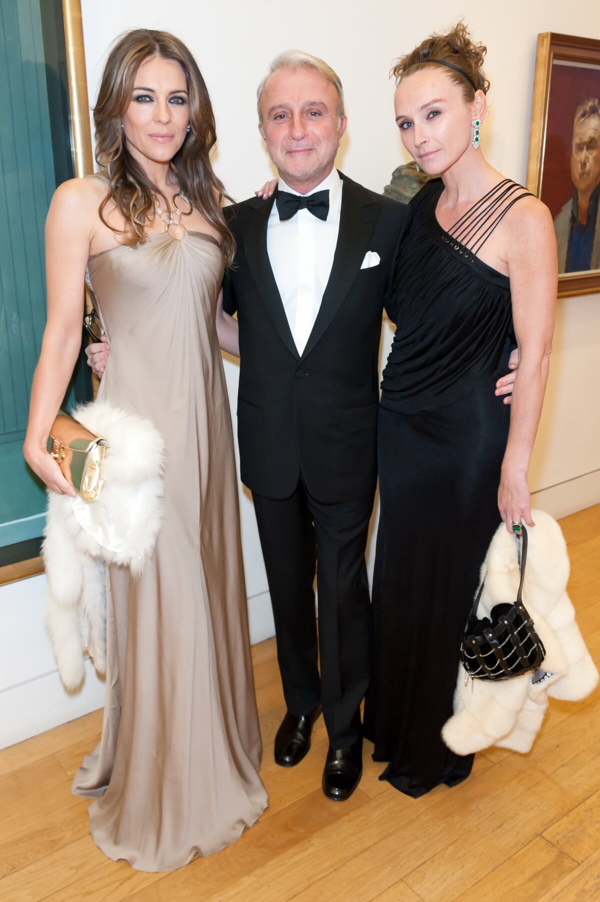 Photo : Elizabeth Hurley, Rafi Manoukian et Jo Manoukian à la National ...