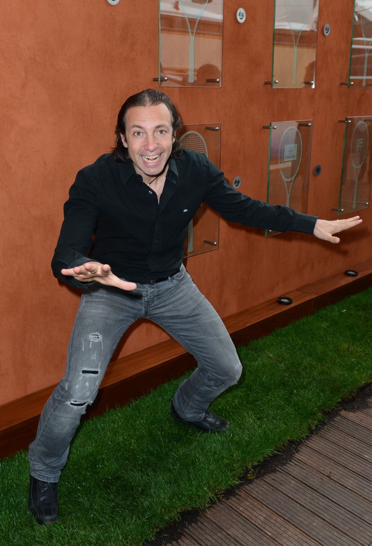 Photo : Philippe Candeloro au Village Roland Garros, le 29 mai 2013 à ...