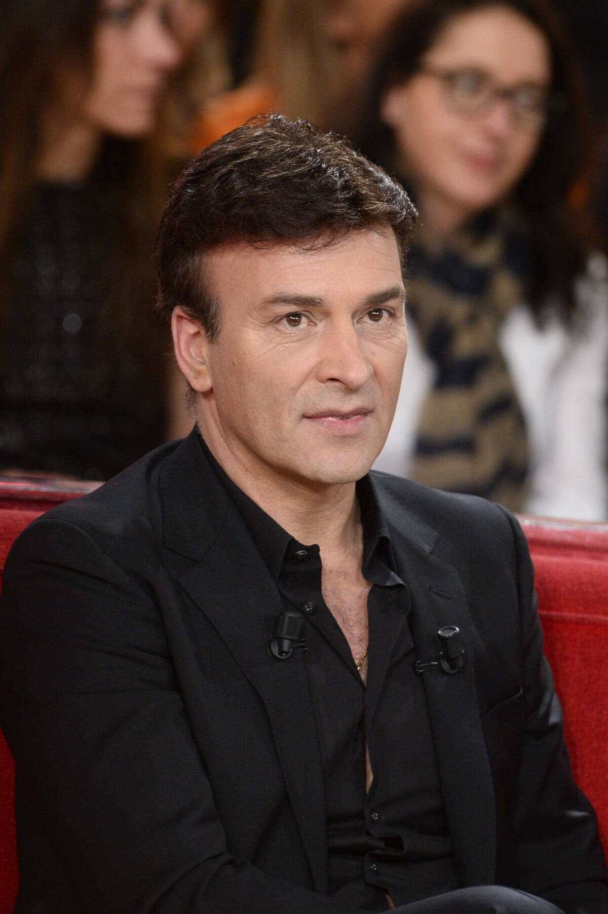 Photo : Tony Carreira pendant l'enregistrement de l'émission Vivement ...