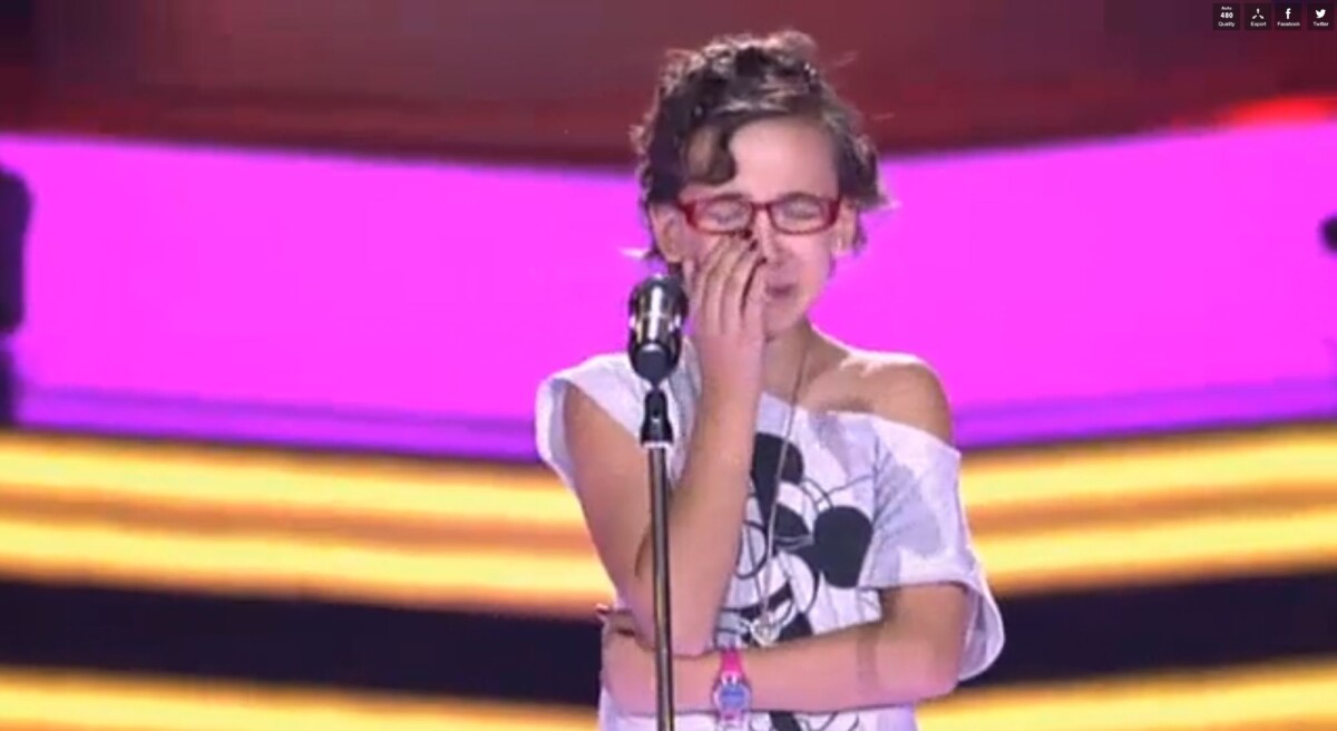 Photo : Iralia La Torre, jeune candidate de 11 ans de The Voice Kids en ...