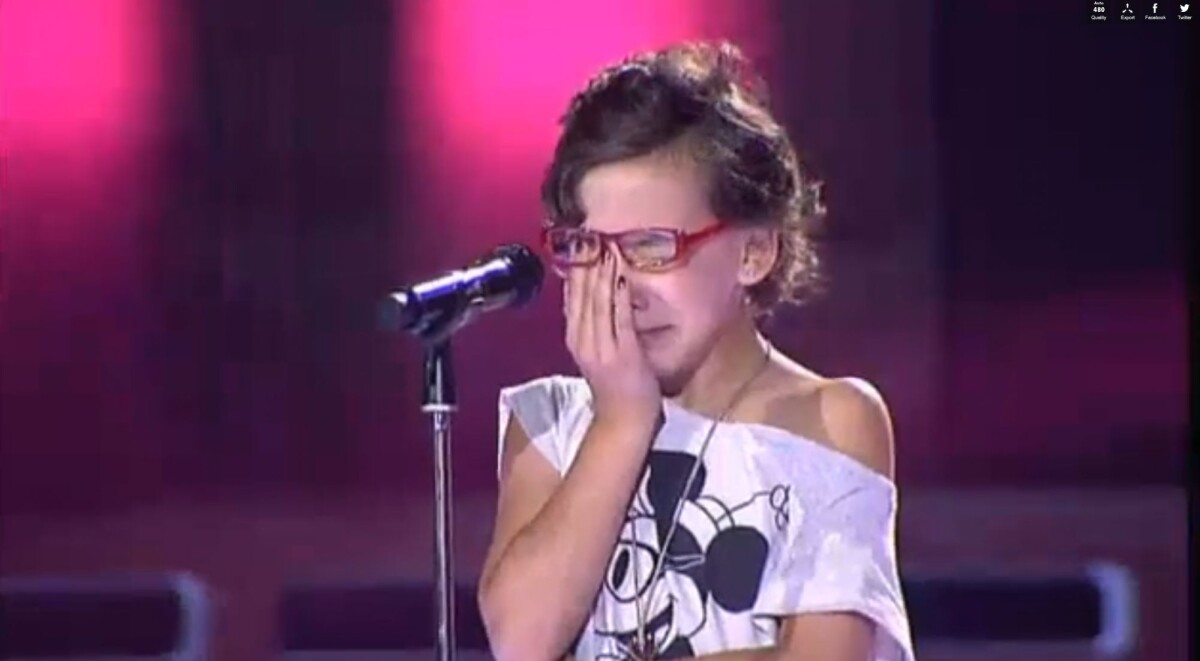 Photo : Iralia La Torre, candidate de 11 ans de The Voice Kids en ...