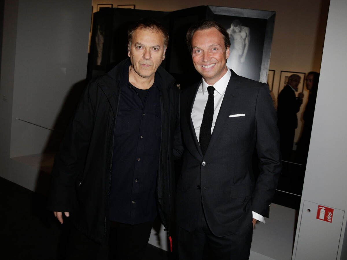 Photo : Enki Bilal et Jean-Pierre Aubin (Aurel BGC) au vernissage de l ...