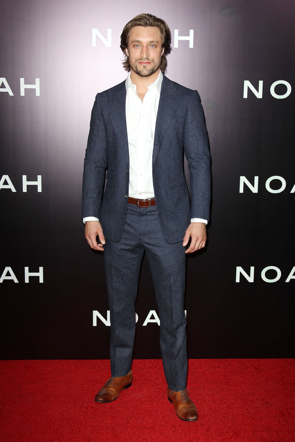 Photo : Adam Griffith à la première de Noé, New York, le 26 mars 2014 ...