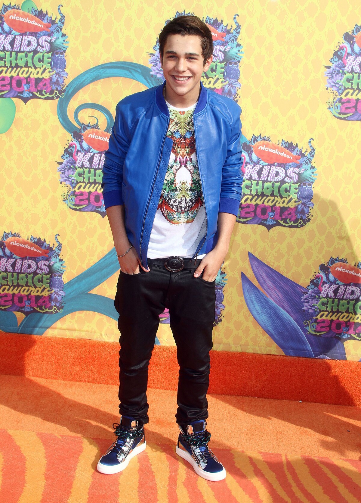 Photo : Austin Mahone aux Kid's Choice Awards 2014 - Purepeople