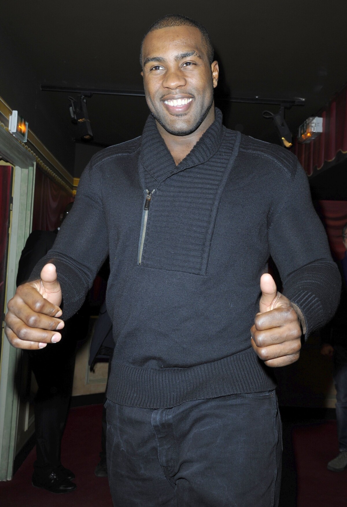 Photo : Teddy Riner au musée Grevin à Paris le 11 février 2013 ...