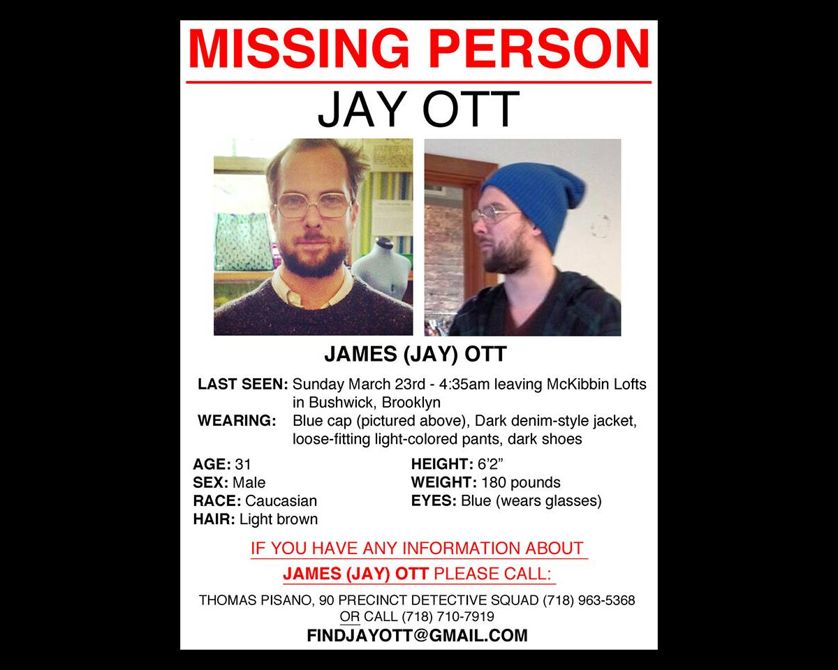 Photo : James Ott, dit Jay, a été retrouvé mort dans l'East River à New ...