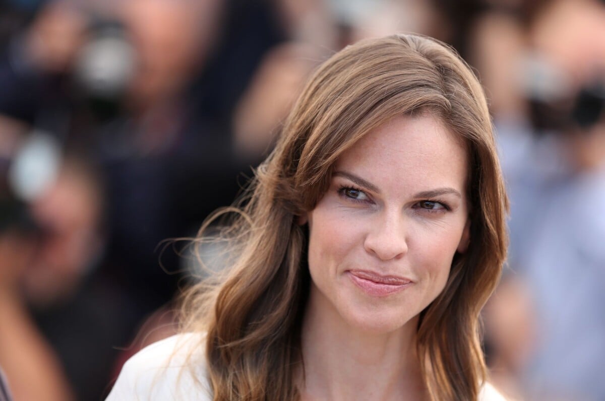 Photo : Hilary Swank - Photocall du film "The Homesman" lors du 67e ...