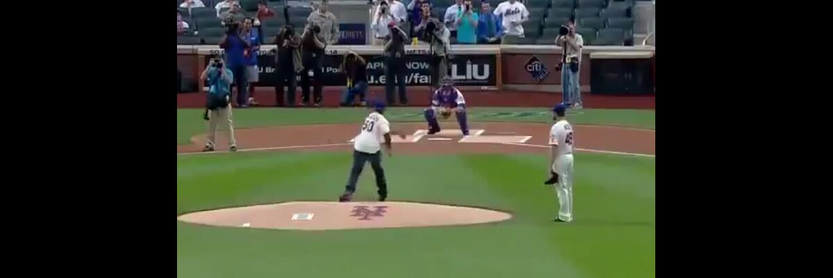 Vidéo : 50 Cent donne le premier lancer de la rencontre de baseball ...