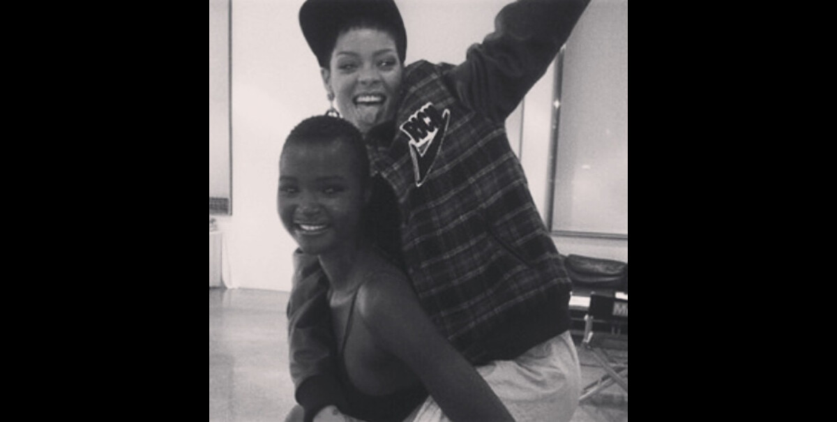 Photo : Ataui Deng et Rihanna. Instagram d'Ataui Deng - Purepeople