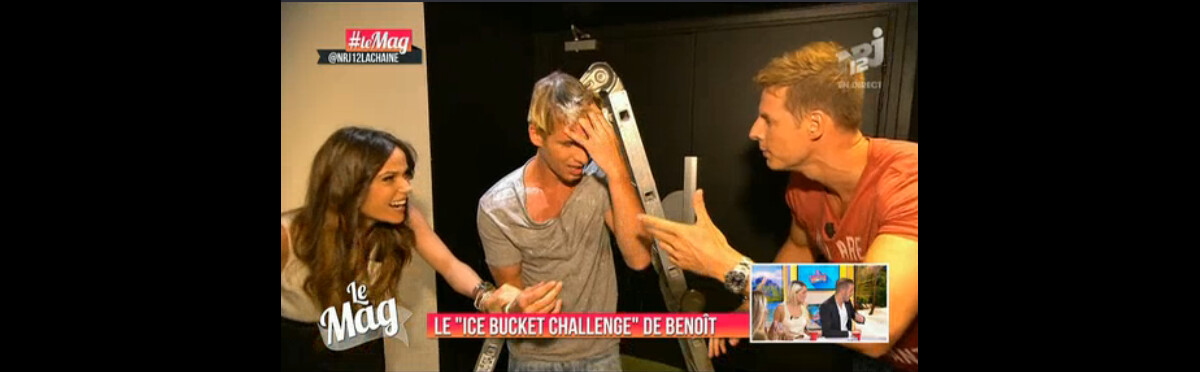 Photo : Benoît Dubois (Secret Story) relève le Ice Bucket Challence ...