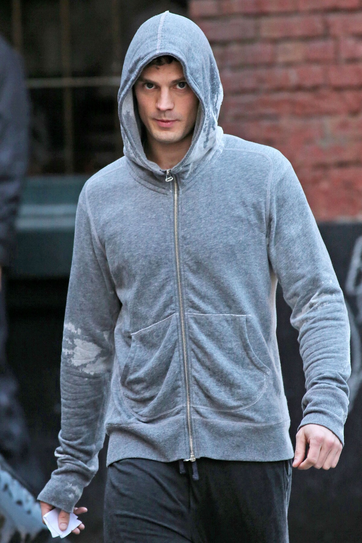 Photo : Jamie Dornan à Vancouver, le 29 janvier 2014. - Purepeople