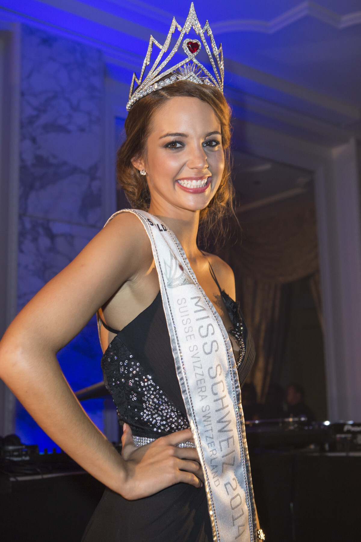 Photo : Laetitia Guarino sacée Miss Suisse 2014 à Berne, le 11 octobre ...