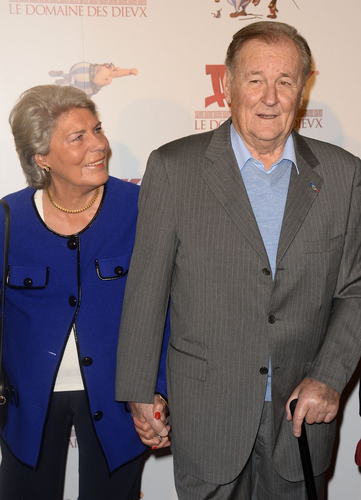 Photo : Ada Milani et Albert Uderzo - Avant-Première du film "Astérix ...