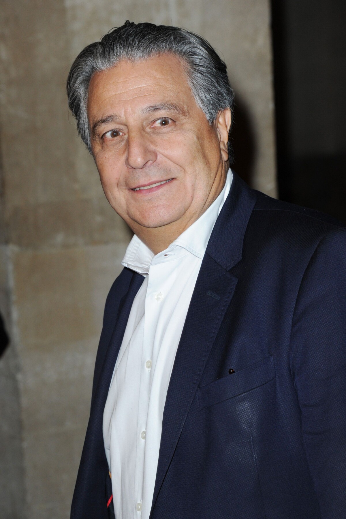 Photo : Portrait de Christian Clavier en 2014. - Purepeople