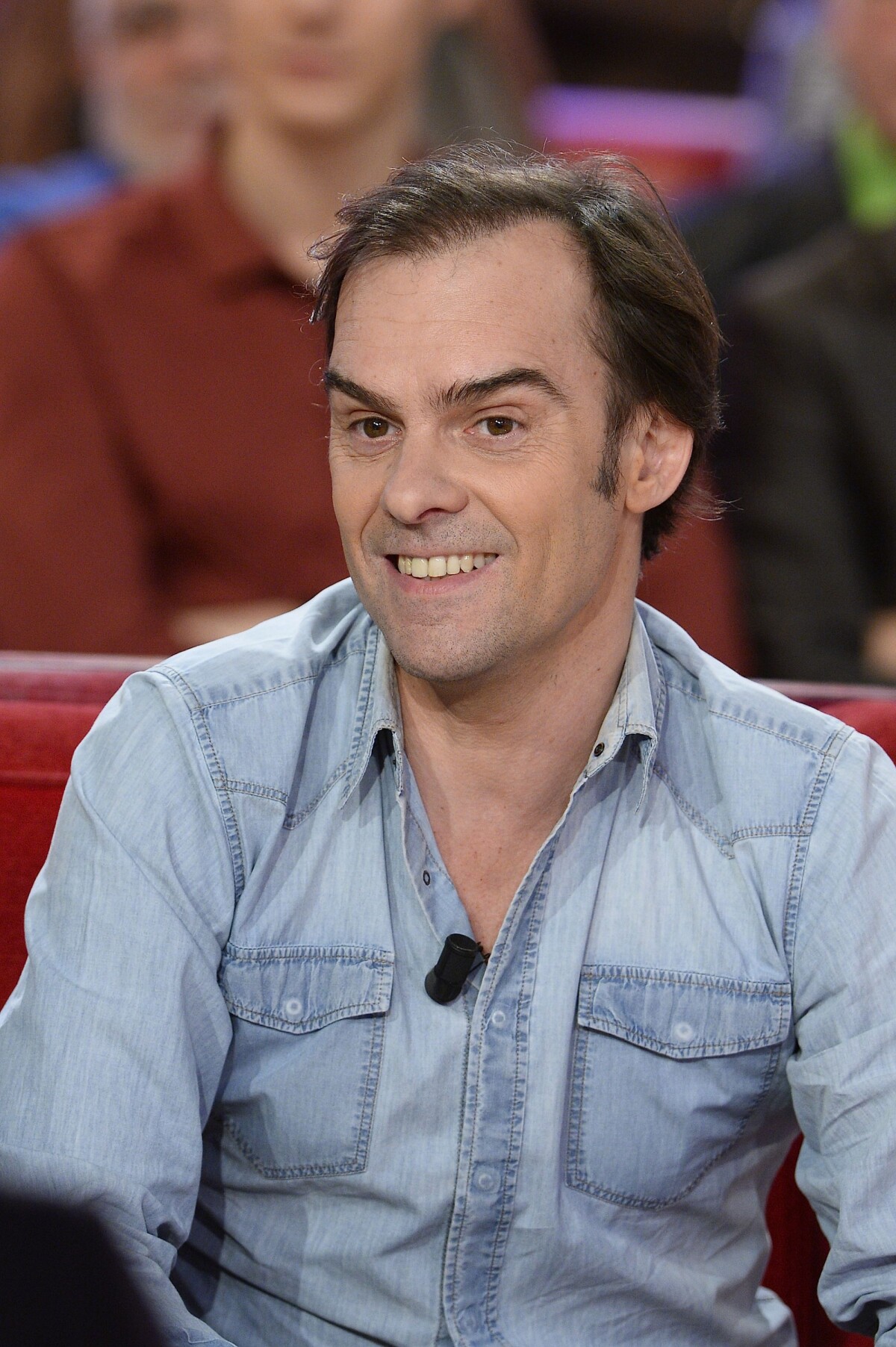 Photo : Sébastien Thiéry lors de l'enregistrement de l'émission ...