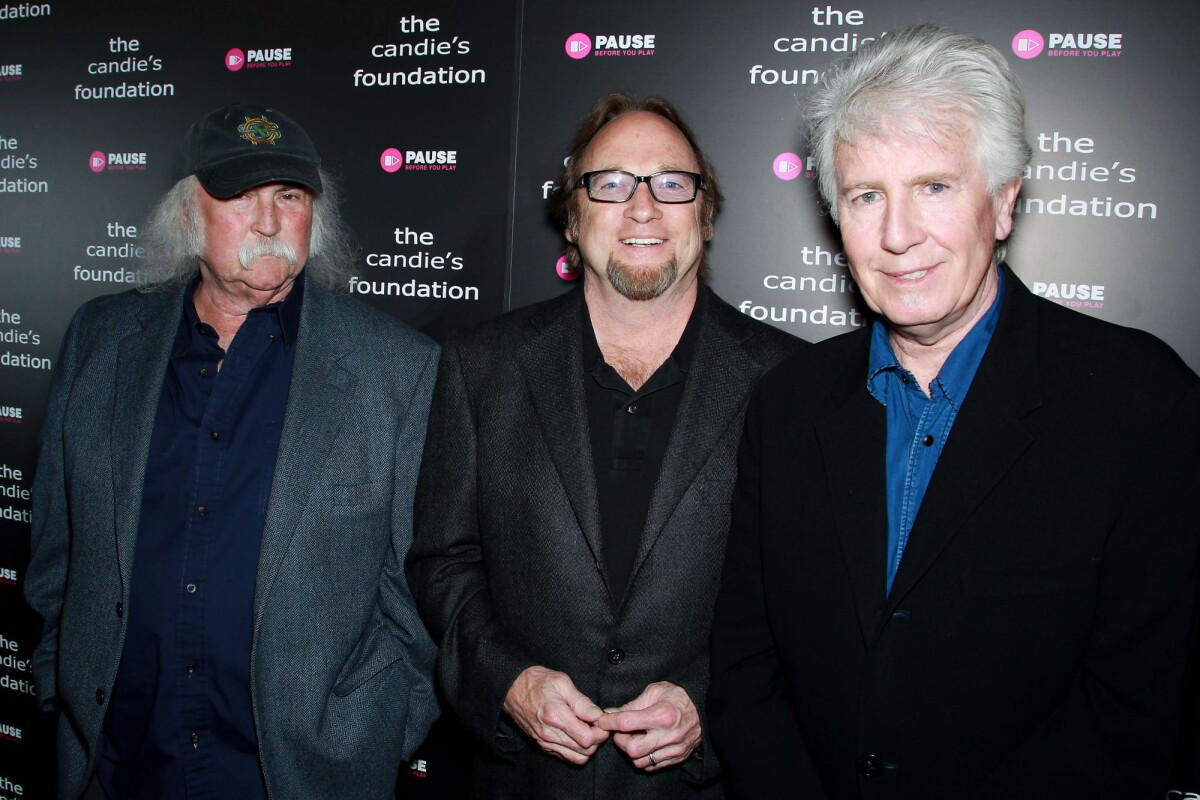 Photo : Stephen Stills, Graham Nash, David Crosby de Crosby, Stills and ...