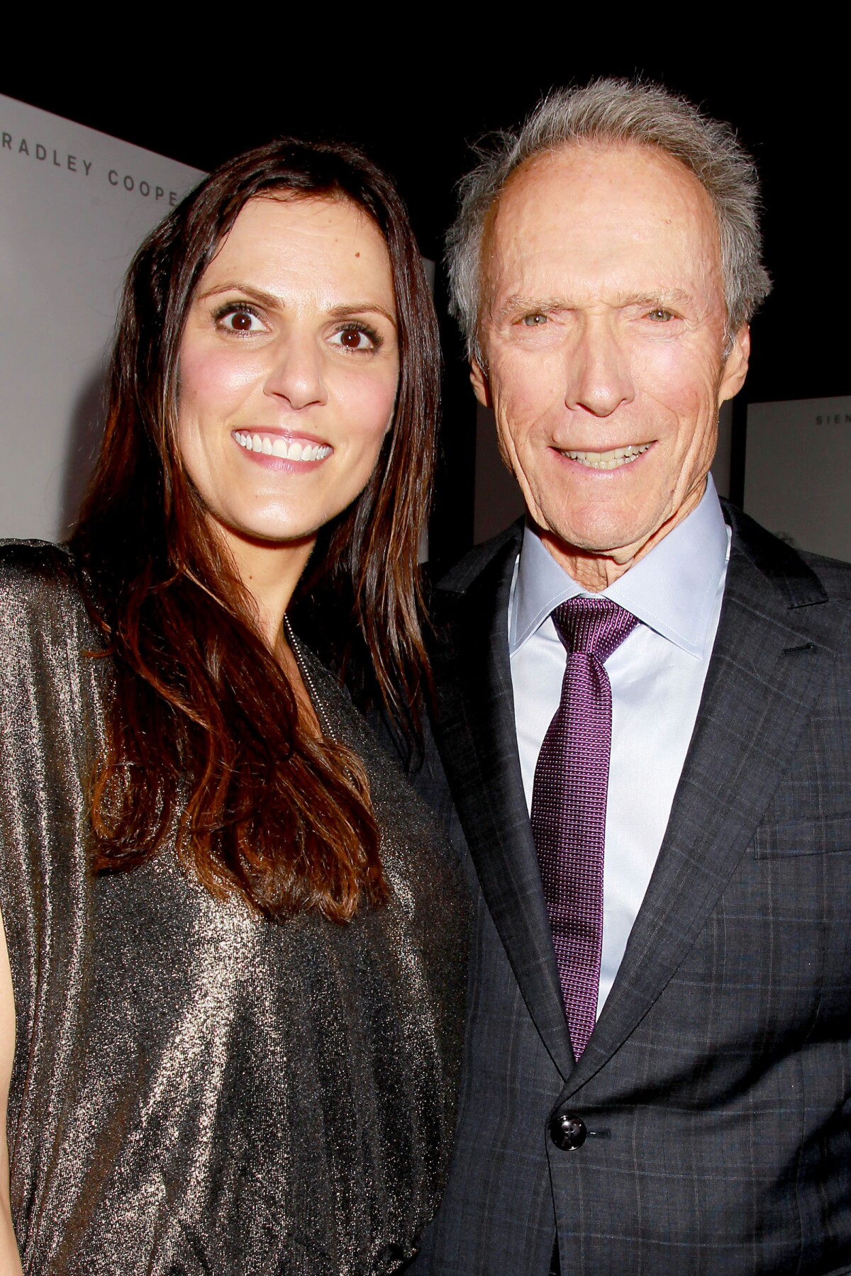 Photo : Taya Kyle et Clint Eastwood à New York le 15 décembre 2014 ...