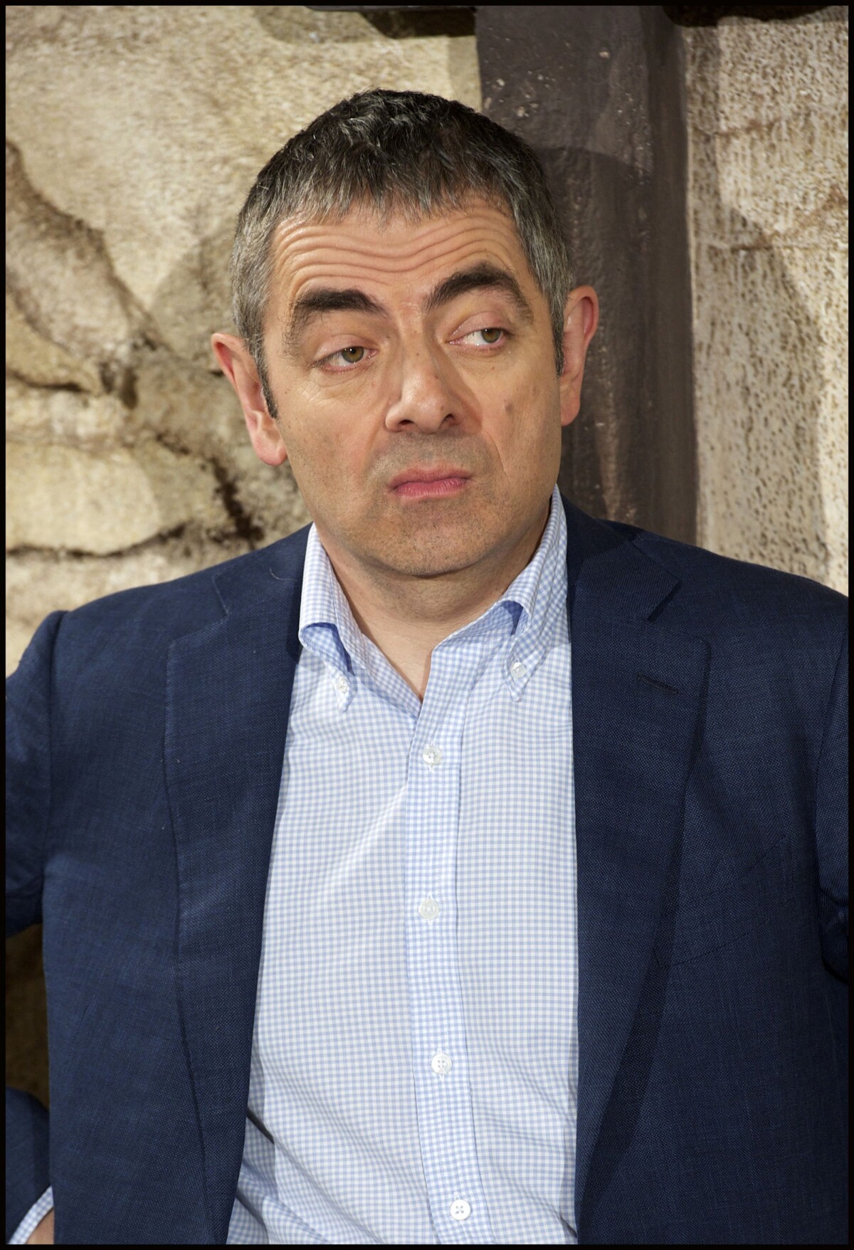 Photo : Rowan Atkinson à Madrid le 26 septembre 2011. - Purepeople