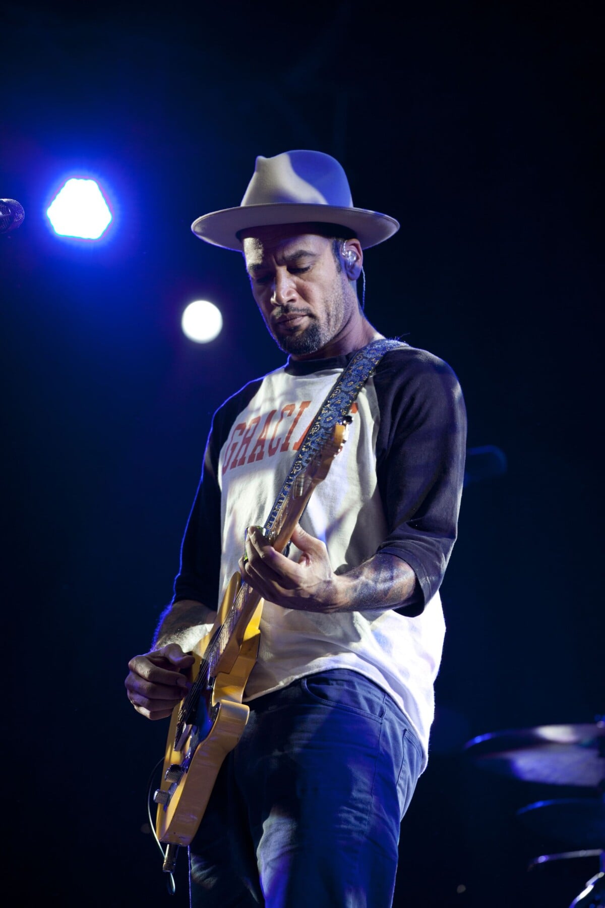 Photo : Ben Harper en concert lors du 65eme Festival de Jazz a Nice. Le ...