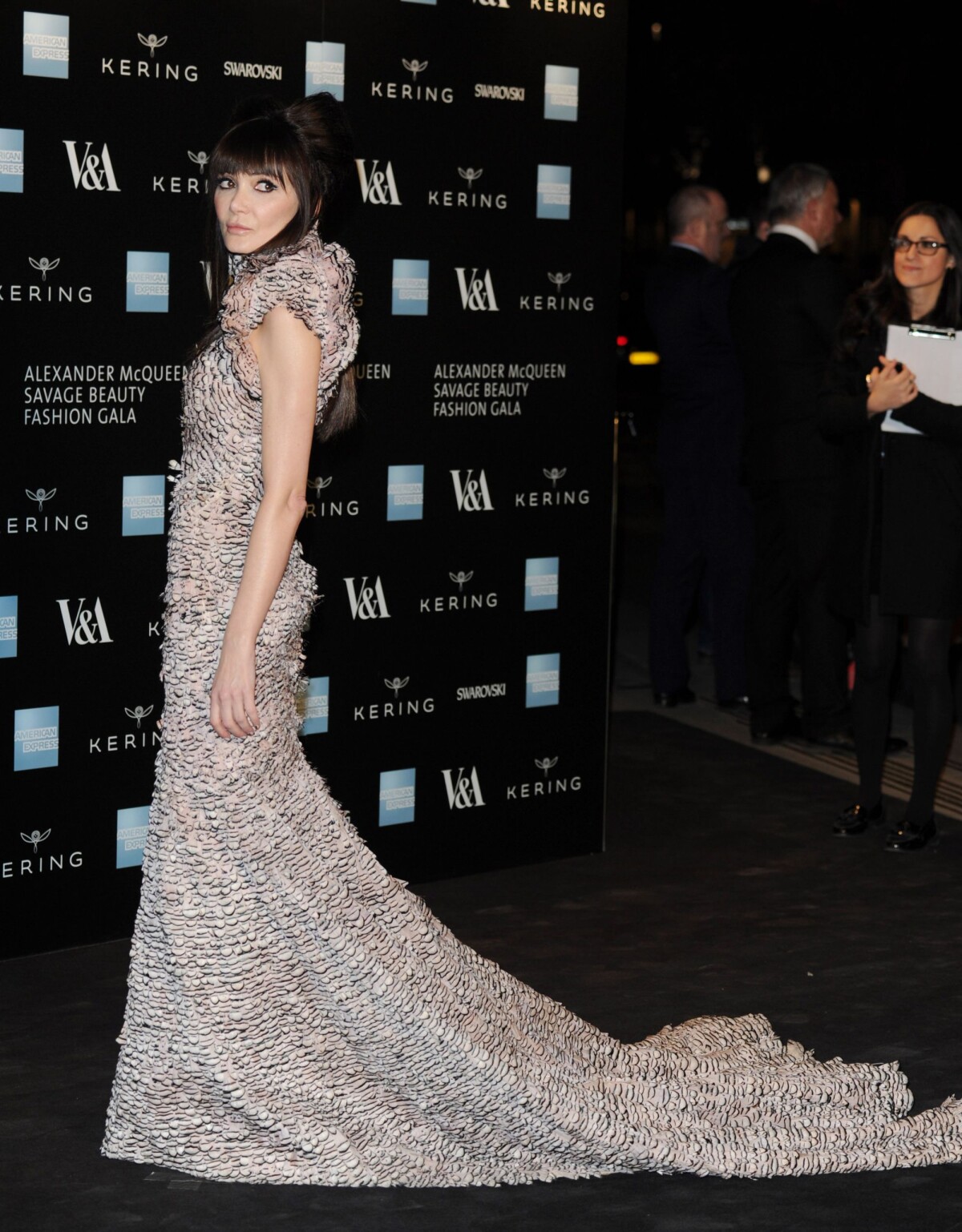 Photo : Annabelle Neilson - Photocall lors du gala "Alexander McQueen ...