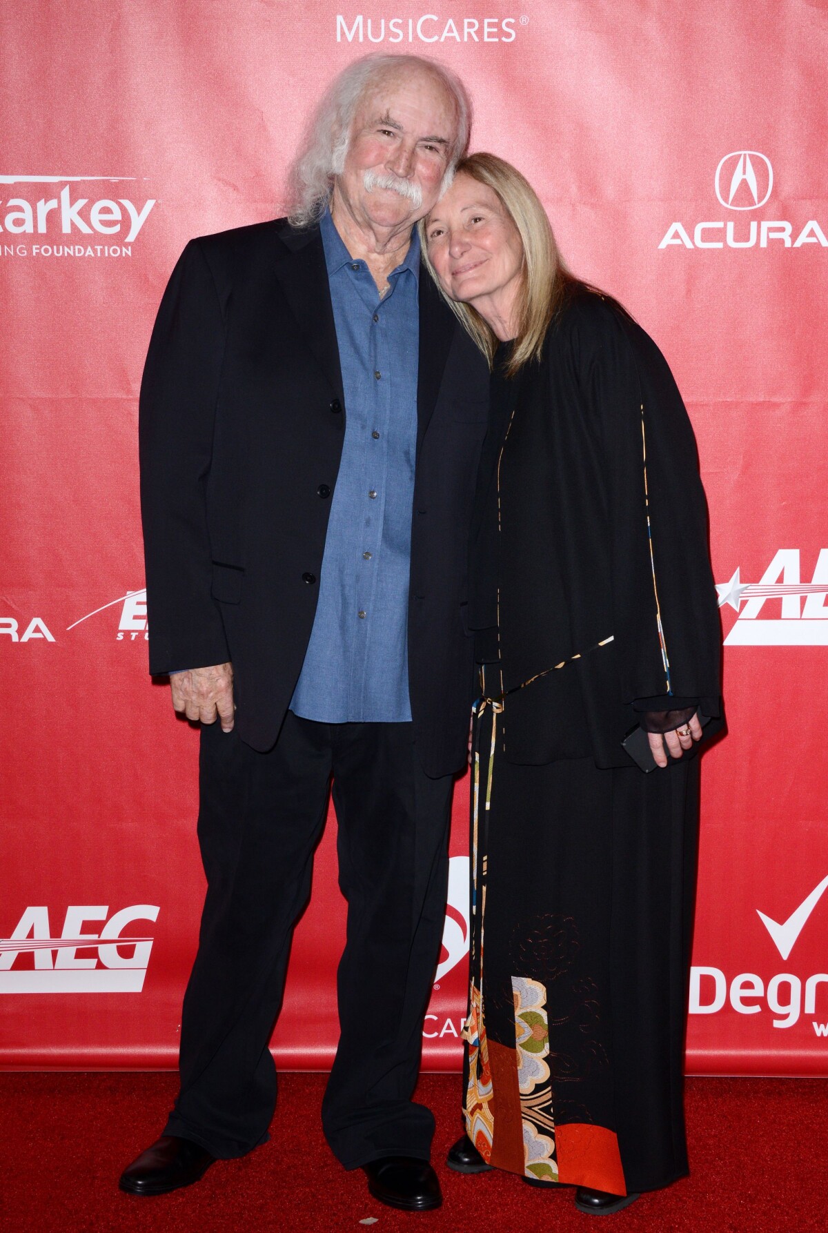 Photo : David Crosby et Jan Dance à Los Angeles, le 24 janvier 2014 ...