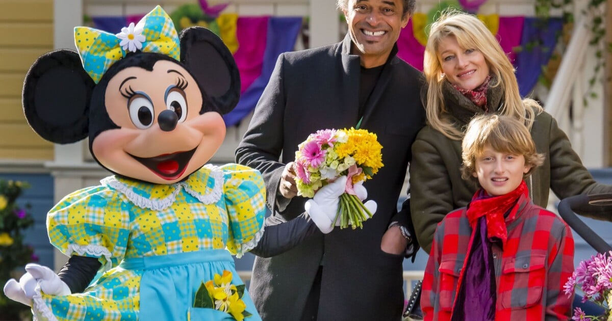 Yannick Noah en famille et les stars fêtent le printemps à Disneyland ...