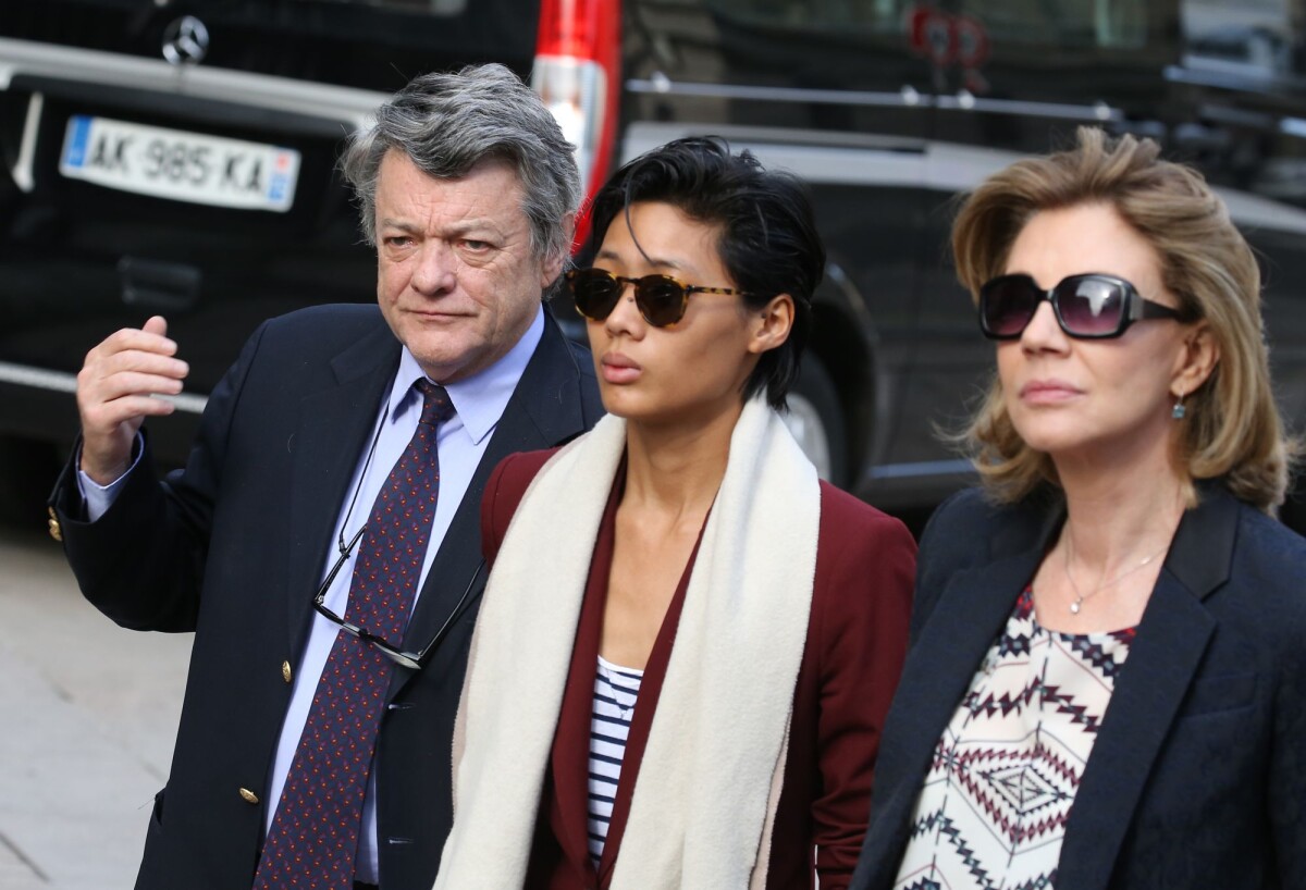 Photo : Jean-Louis Borloo et sa femme Béatrice Schönberg - Obsèques de ...