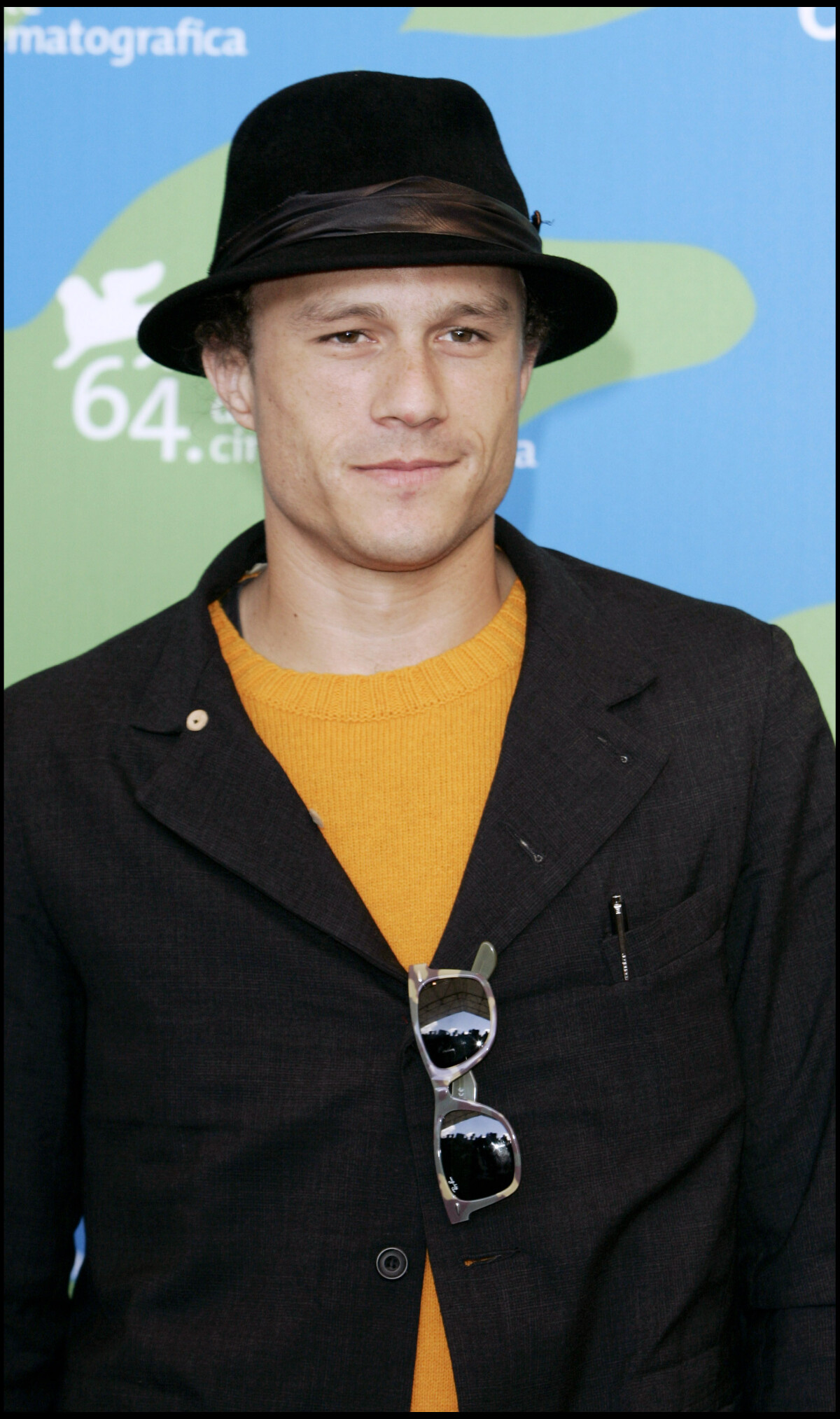 Photo : Heath Ledger sur le tapis rouge du film I'm Not There diffusé ...