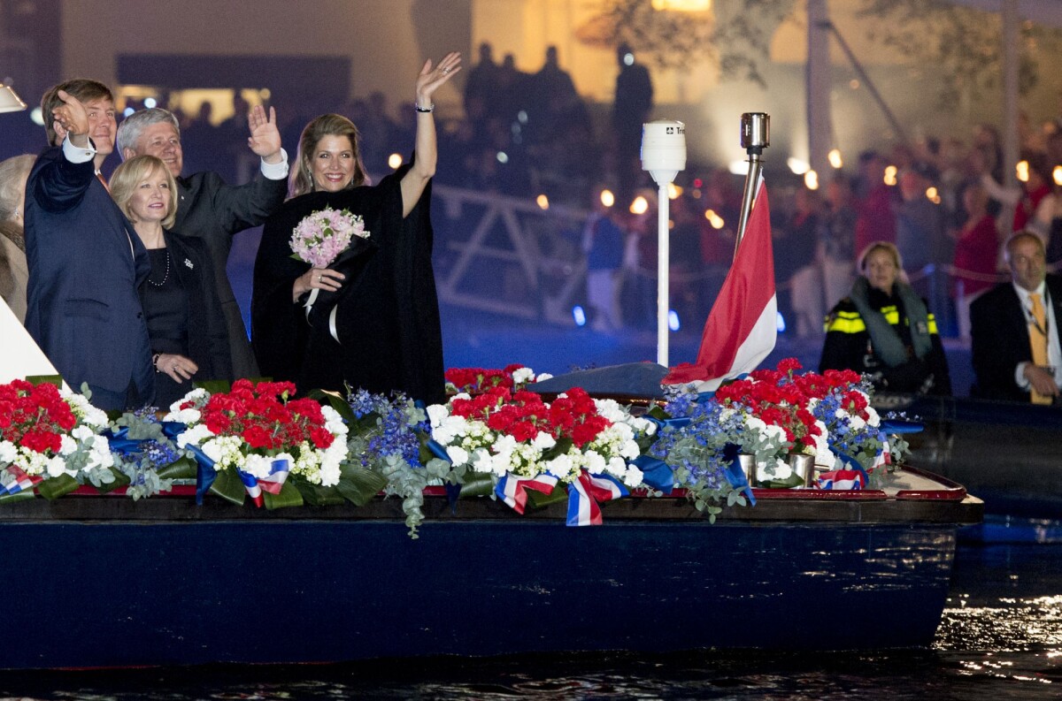 Photo : La reine Maxima et le roi Willem Alexander des Pays-Bas ...
